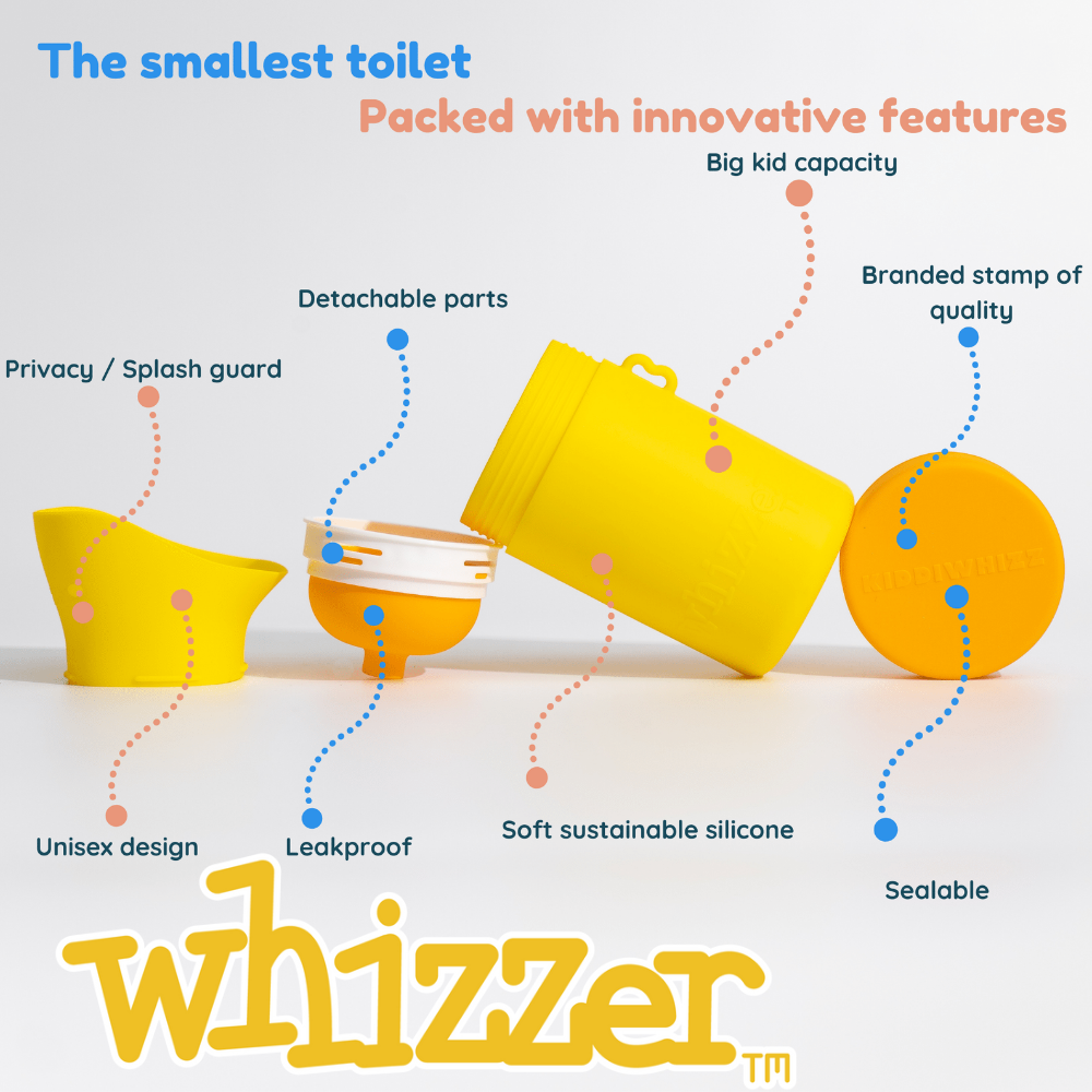 Whizzer™ Original Kids Handheld Portable Travel Toilet 200ml – Kiddiwhizz